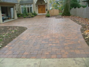 Photos of EP Henry paver projects showing different color combinations ...