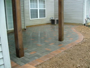 Photos of EP Henry paver projects showing different color combinations ...